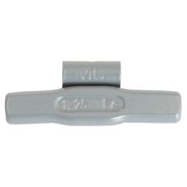 OEMTOOLS 23227 1.25 Oz. MC Style Steel Wheel Weight - 1 Box of 25