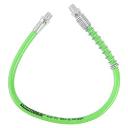 OEMTOOLS 87221 18 Inch Grease Hose with Spring Guard - 1/8" NPT